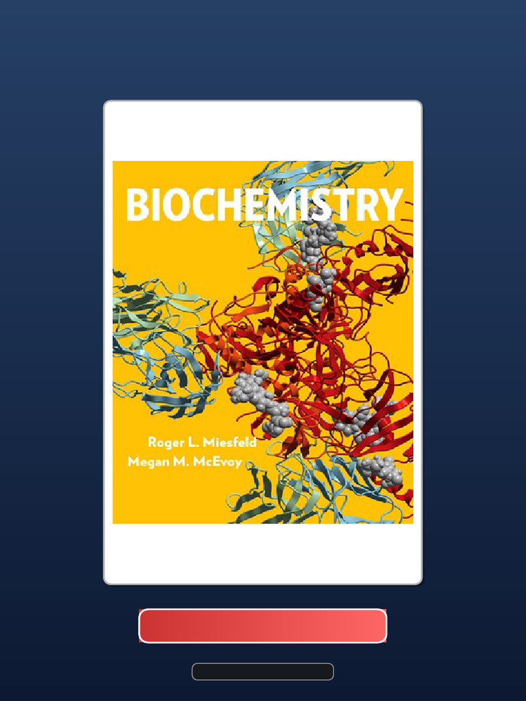 Complete Bundle Biochemistry 1st Edition Miesfeld HQ File | PDF ...