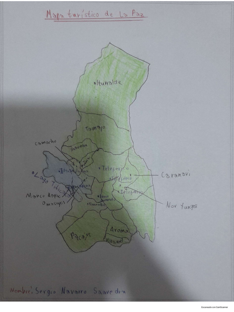 Sergio Navarro Saavedra (Mapa Turistico Avance) | PDF