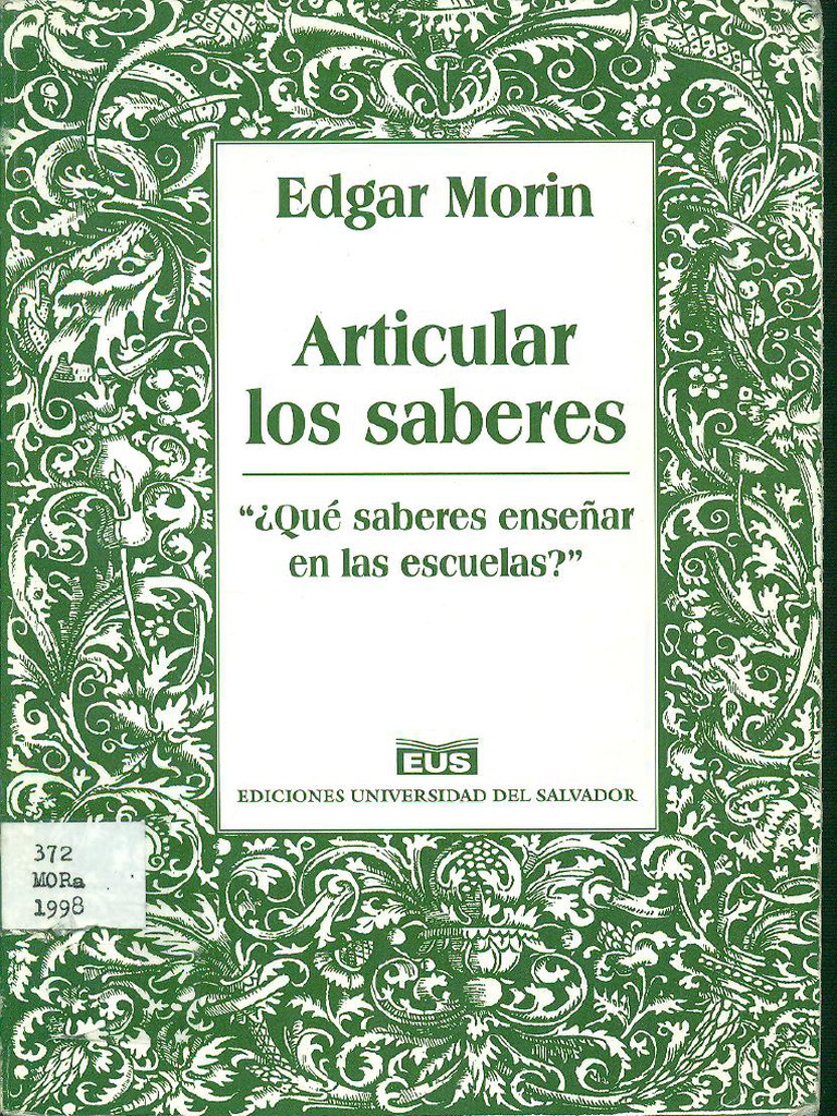 Articular Los Saberes Morin | PDF