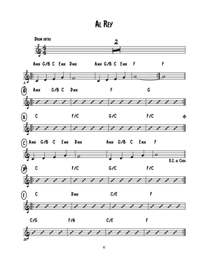 Al Rey - C (Chart) | PDF