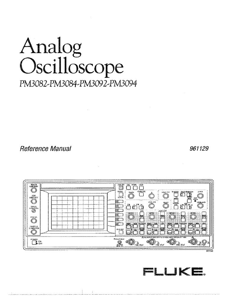 FLUKE PM3084 Reference | PDF