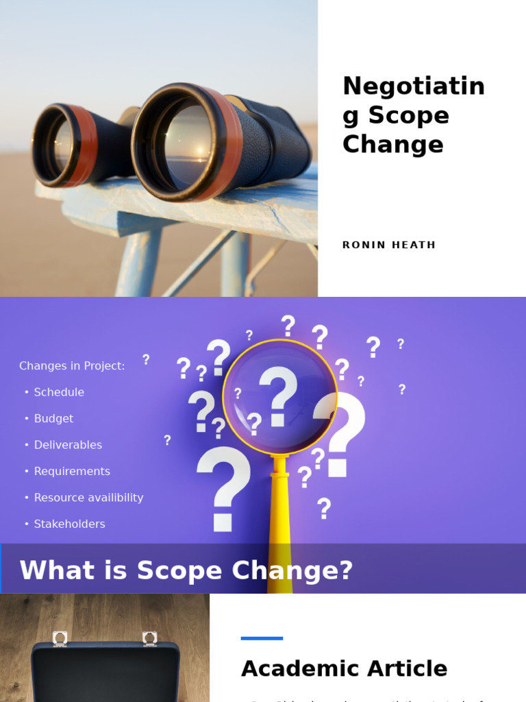 Negotiating Scope Change | PDF