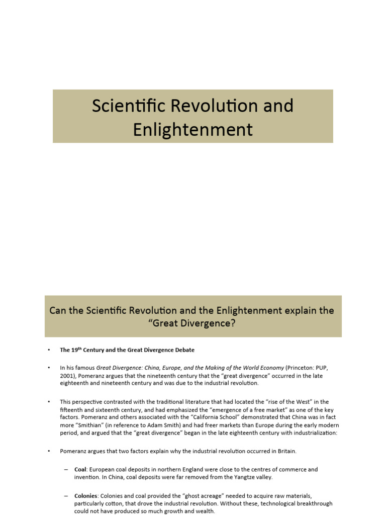 Scientific Revolution and Enlightenment | PDF | Heliocentrism