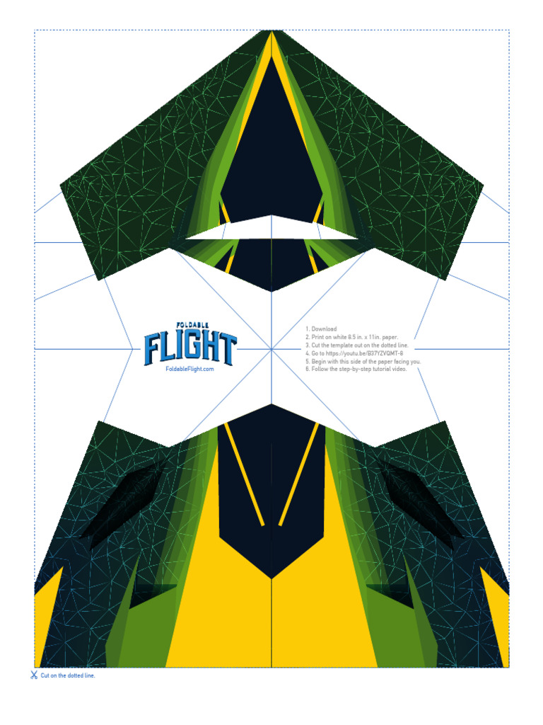 Foldable Flight Template Instructions | PDF