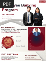 IDFC FIRST Select Account Benefits | PDF | Banks | Insurance