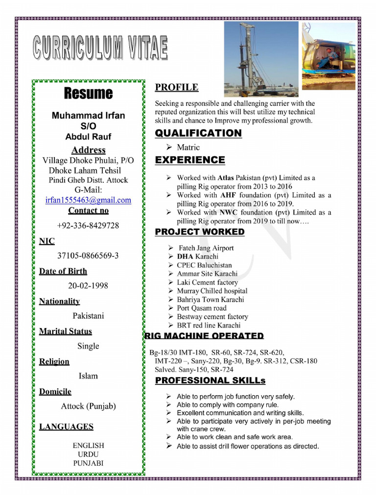 Muhammad Irfan Doucment | PDF