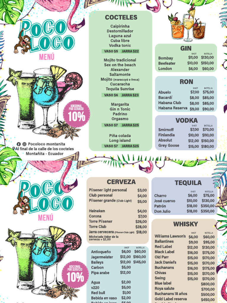 Menu Poco Loco Digital 1 | PDF