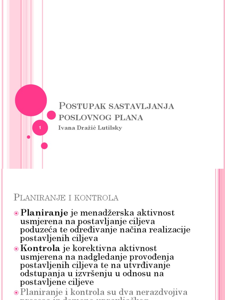Poslovni Plan | PDF