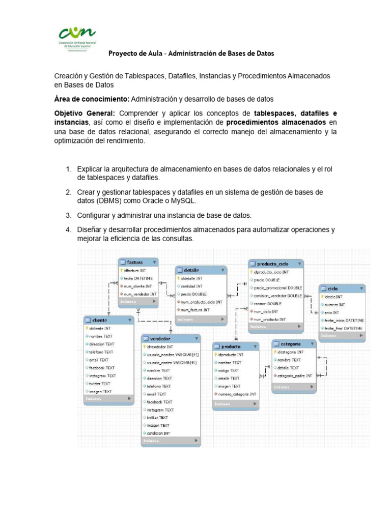 Proyecto de Aula ABD | PDF | Bases de datos | Mi sql