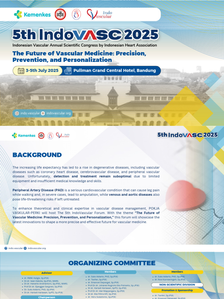5th IndoVascular Forum 2025 | PDF | Interventional Radiology | Medicine