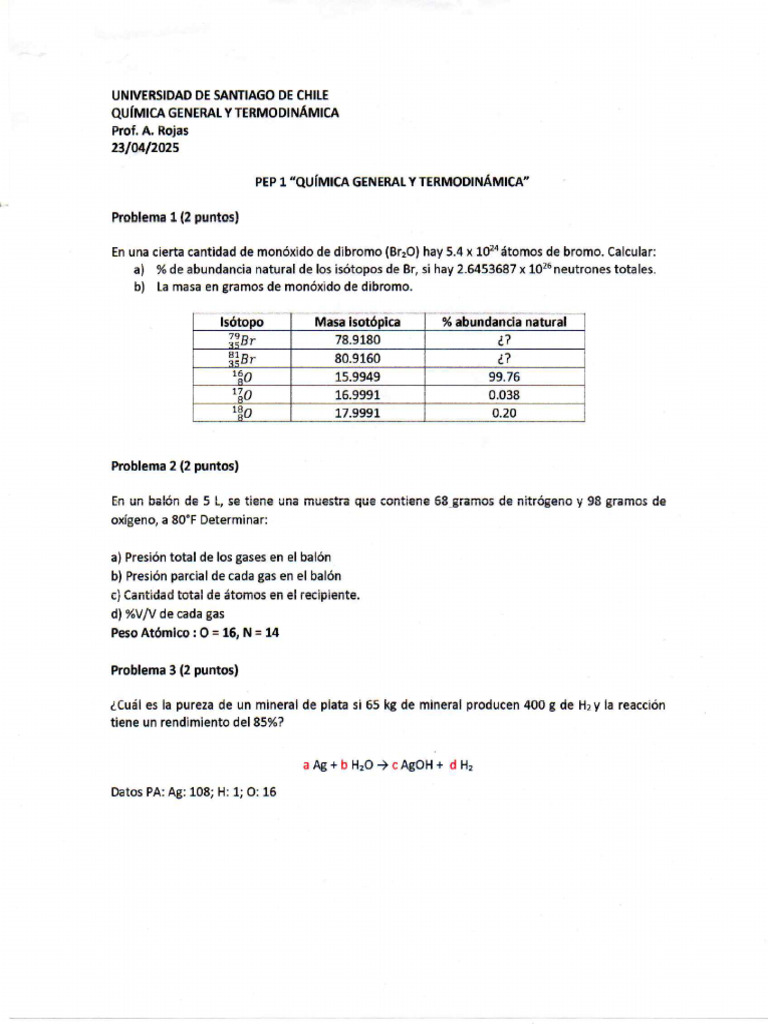 Pauta PEP 1 - 1er Sem 2025 | PDF