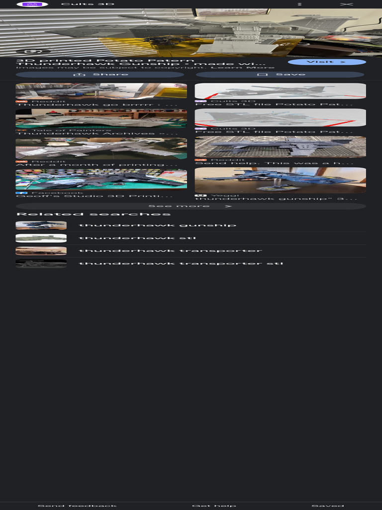 Thunderhawk Gunship STL Files | PDF