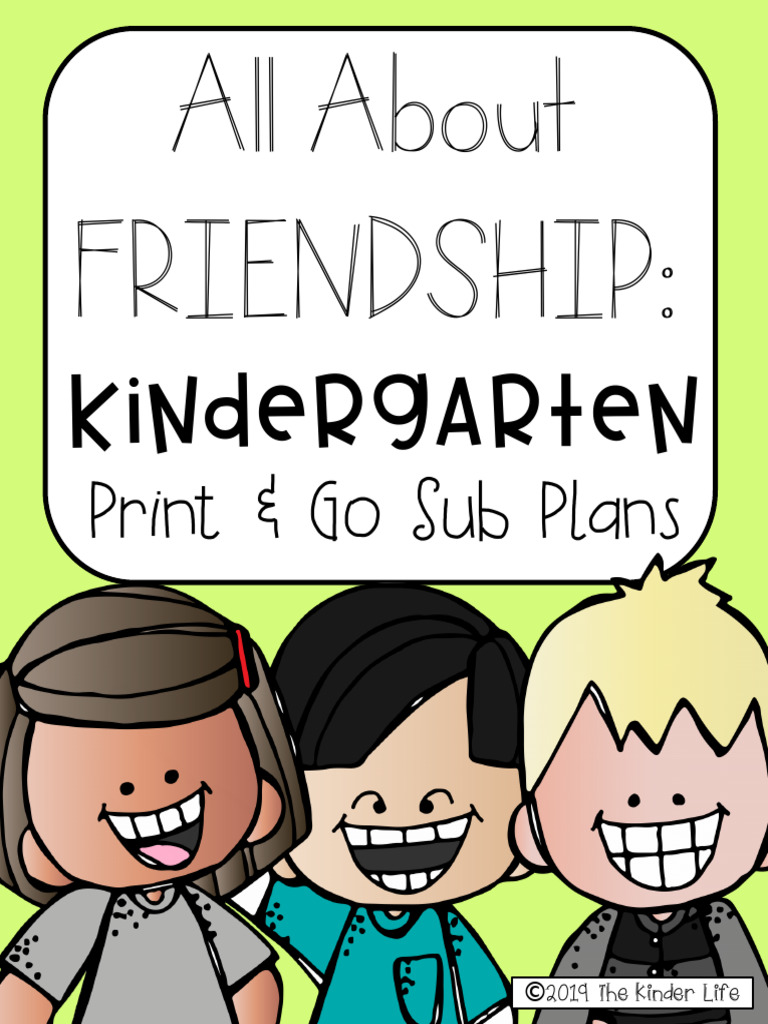 Kindergarten Emergency Sub Plans | PDF | Yellow