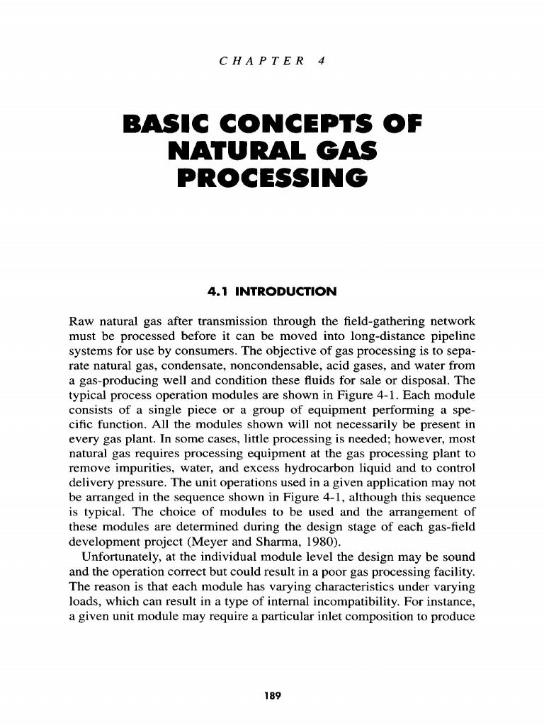 Natural Gas Processing Basics | PDF | Natural Gas Processing | Natural Gas