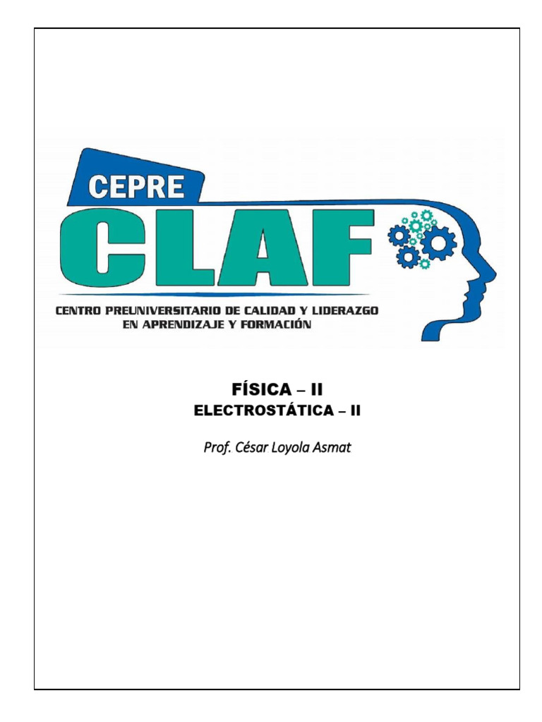 Tema 02 - Electrostática - II | PDF | Fuerza | Campo eléctrico