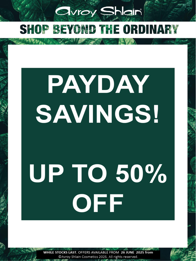 Ooc June - Surprise Payday - Flyer | PDF | Hygiene | Cosmetics