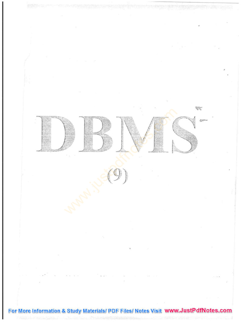 DBMS CS | PDF