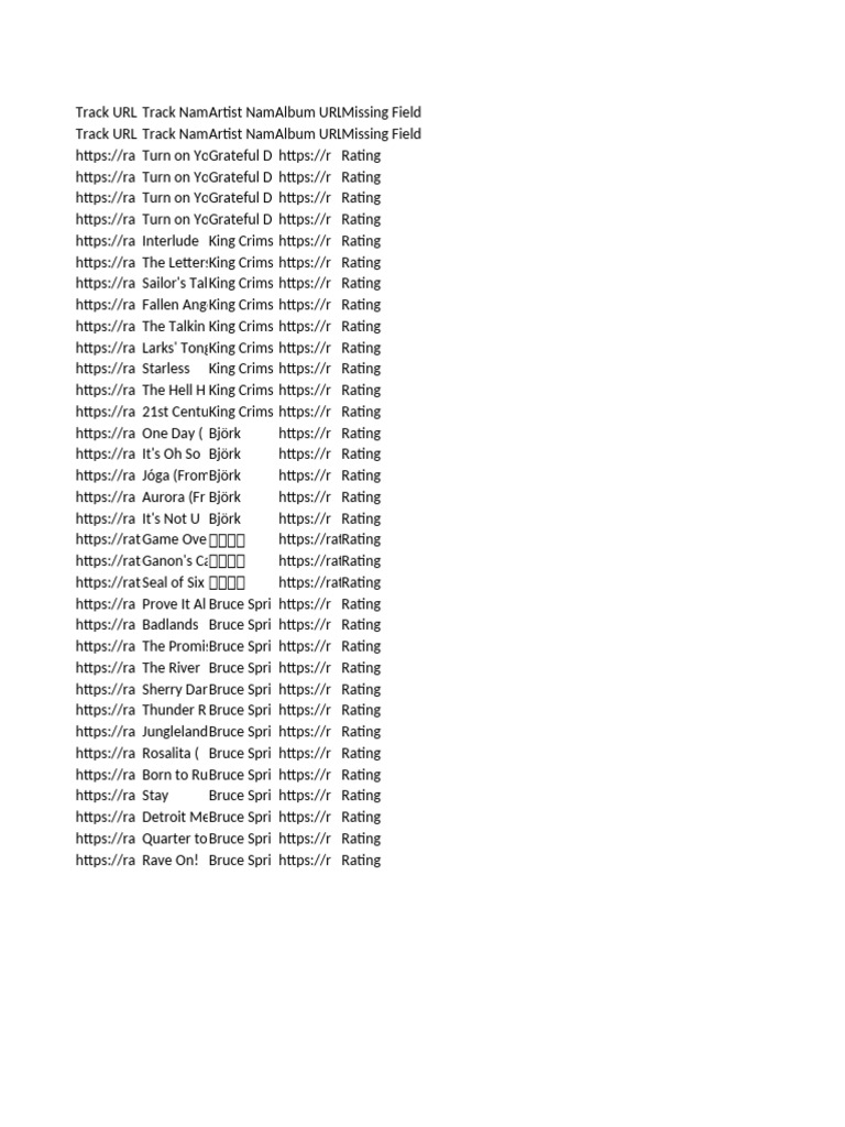 Missing Features | PDF