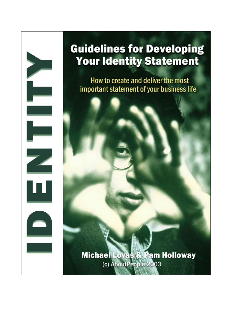 Crafting Your Identity Statement Guide | PDF | Procedural Knowledge