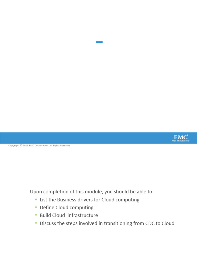 CIS Module 1 - Journey To The Cloud | PDF | Cloud Computing | Computing