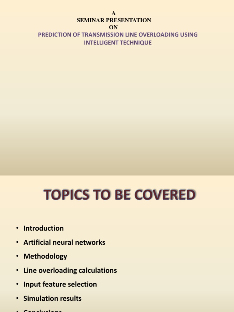 Prediction of Transmission Line Overloading Using | PDF | Ac Power ...