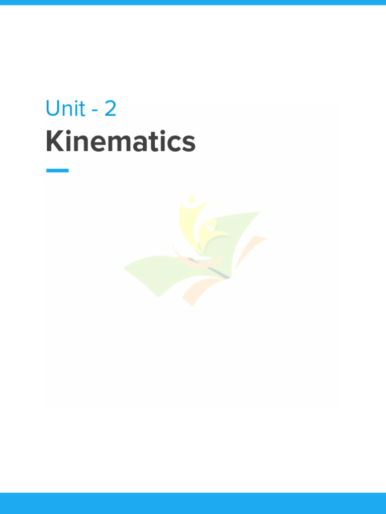 Unit 2 Kinematics | PDF | Euclidean Vector | Velocity