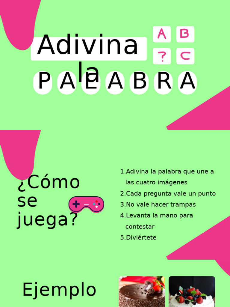 Adivina La Palabra FMMV | PDF