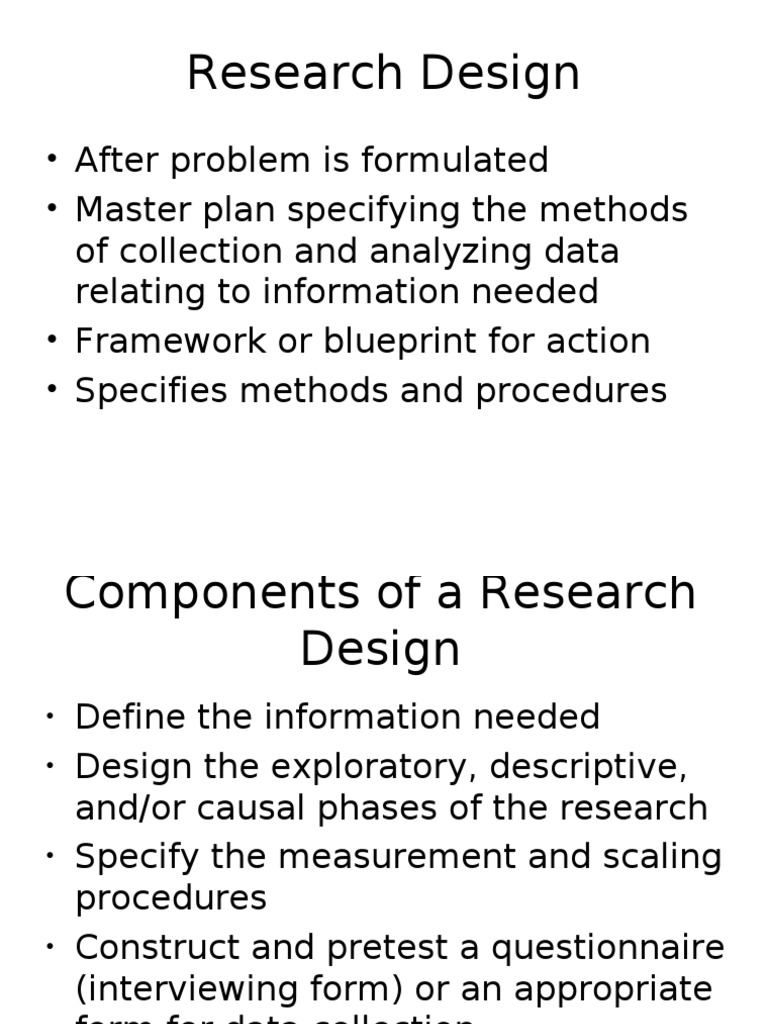 Research Design | PDF | Research Design | Survey Methodology