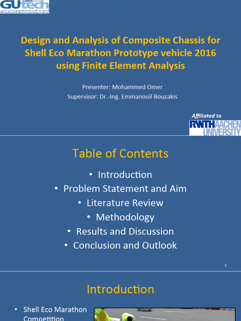 Final Thesis Presentation - Design and A | PDF | Composite Material ...