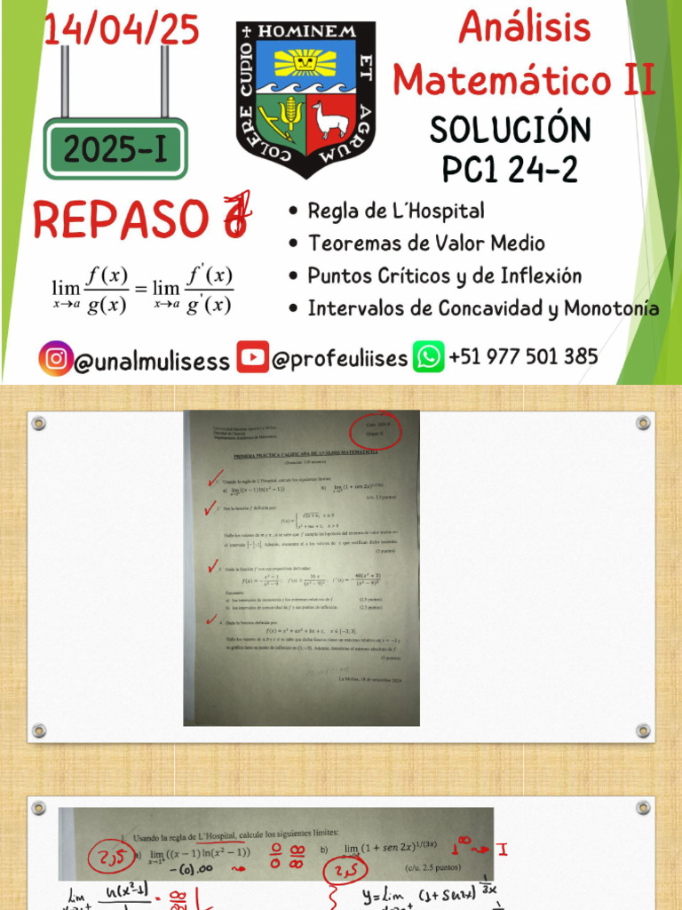 Repaso 7-Solución PC1 24-2 - 250415 - 222912 | PDF