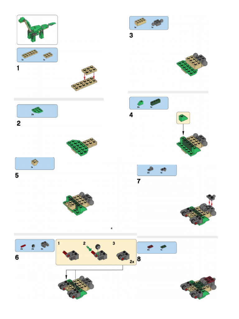 LEGO Creator Mighty Dinosaurs 31058 | PDF