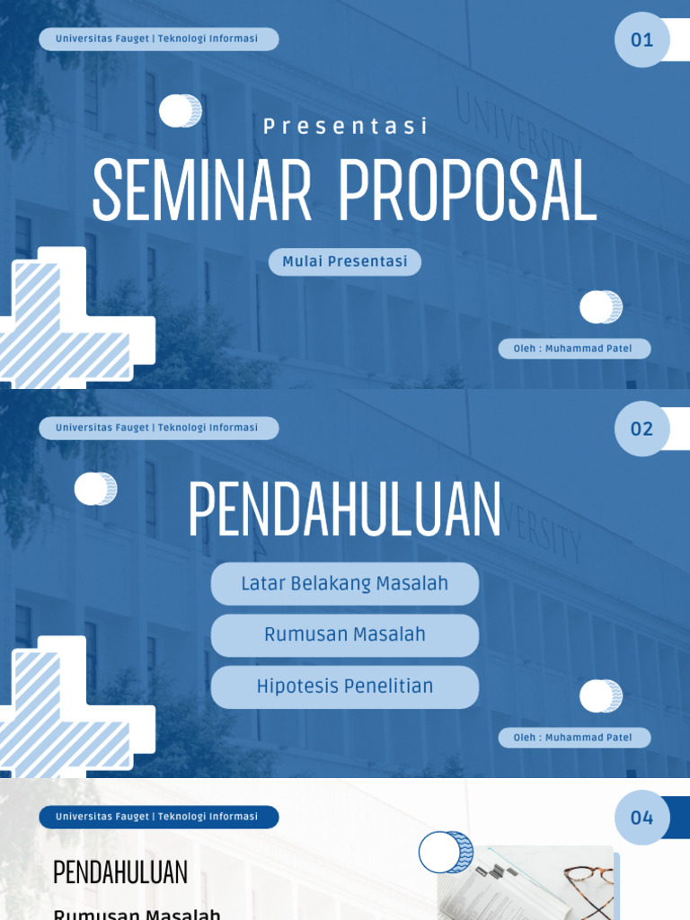 Two Tamplate Merged PPT From Canva Blue White Color | PDF