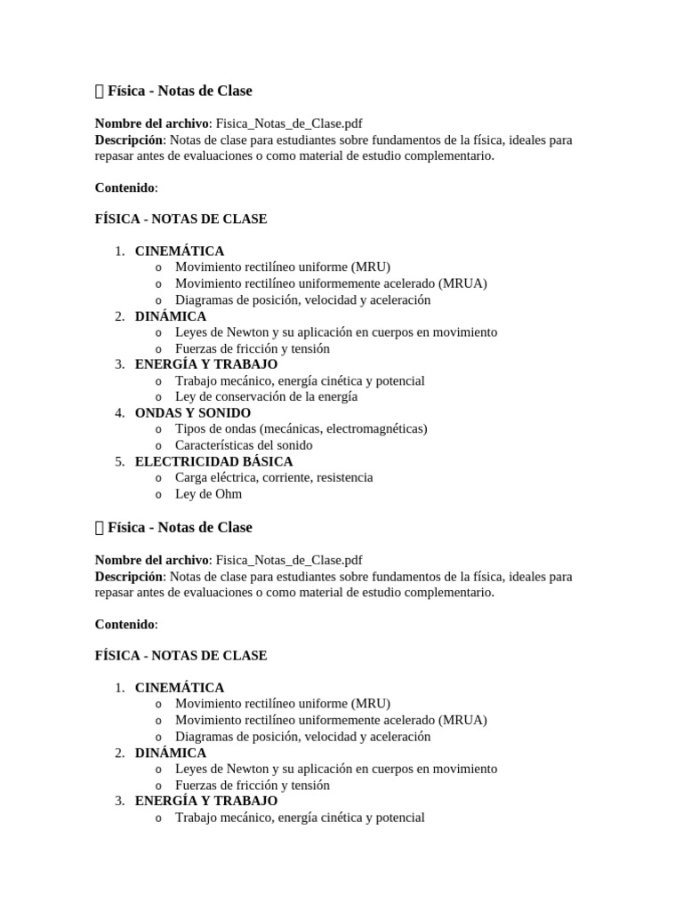? Física | PDF | Física | Mecanica clasica