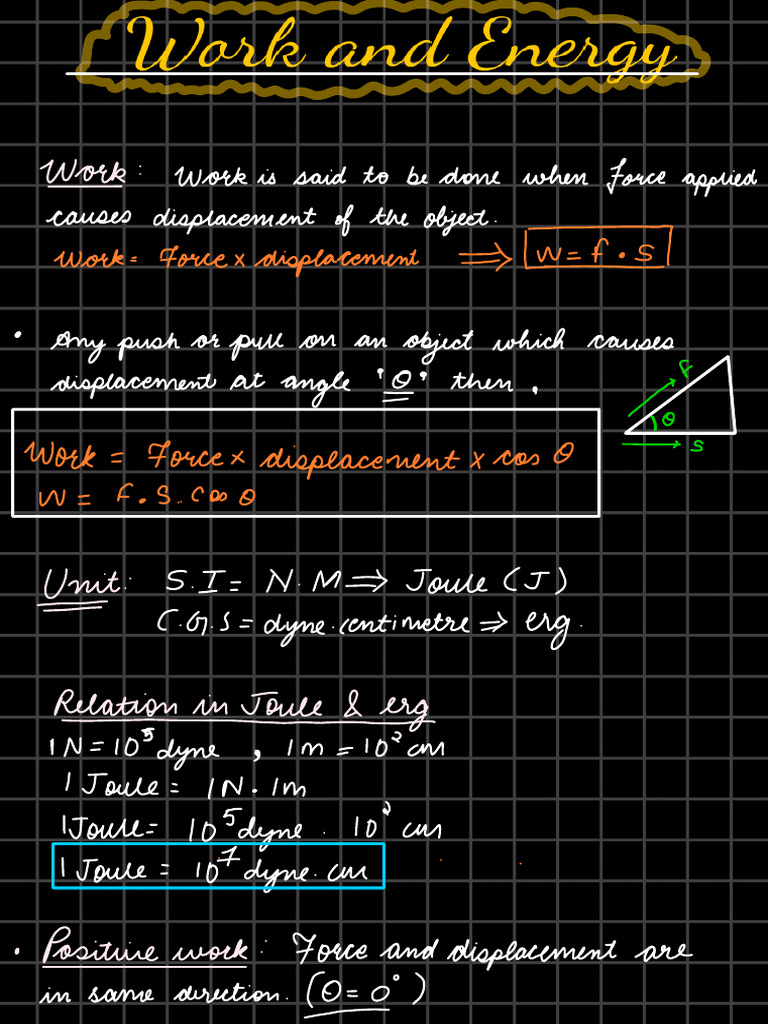 Work and Energy | PDF