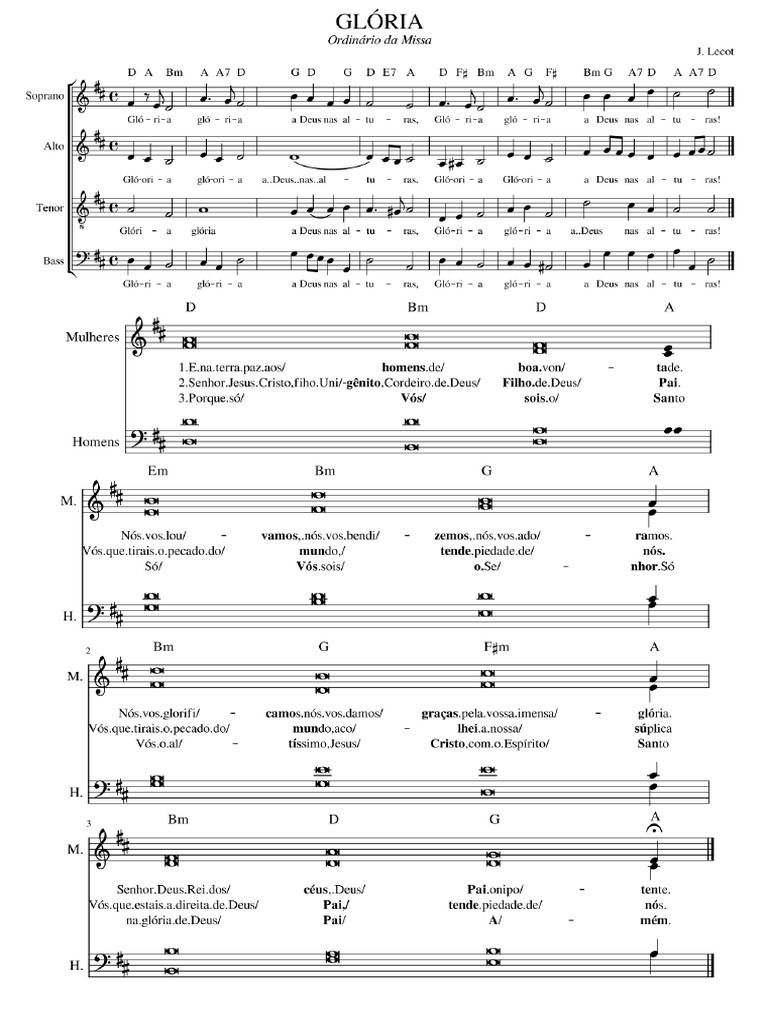 Glória de Lourdes - Lecot | PDF