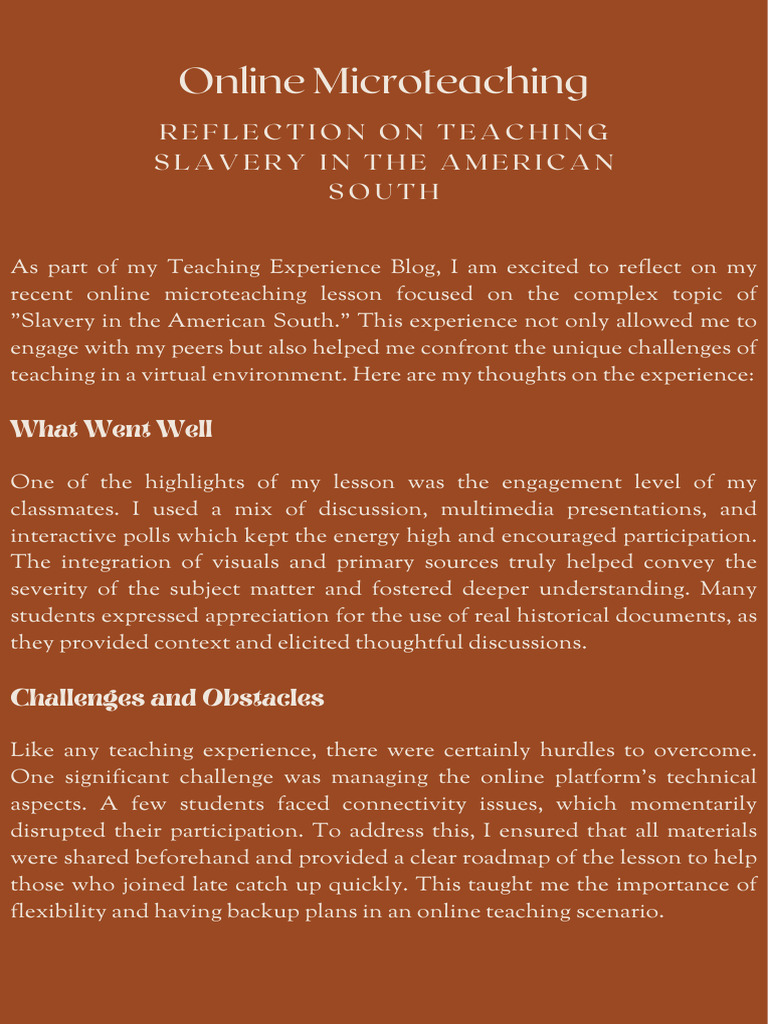 Online Microteaching E-Book | PDF | Educational Technology | Learning