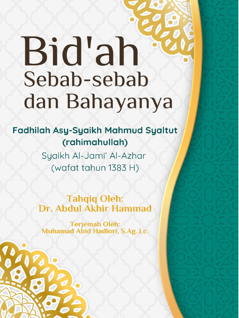Bahaya Bid'ah dalam Agama Islam | PDF