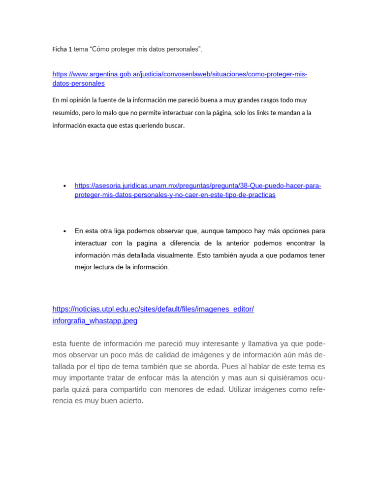 Ficha 1 Tema | PDF | Información