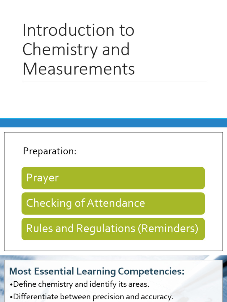 Chemistry Basics: Measurements & Accuracy | PDF | Significant Figures ...