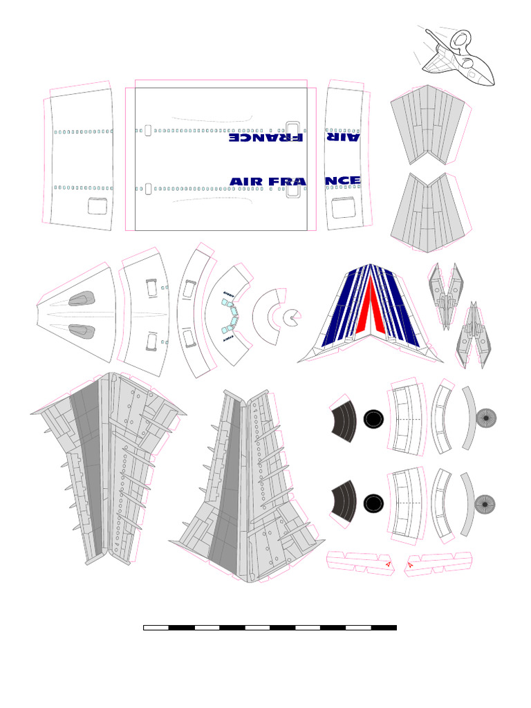 A300-600 Air France Scissors and Planes | PDF