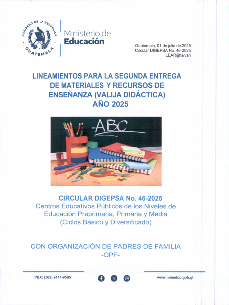 Circular Digepsa No. 46-2025 | PDF