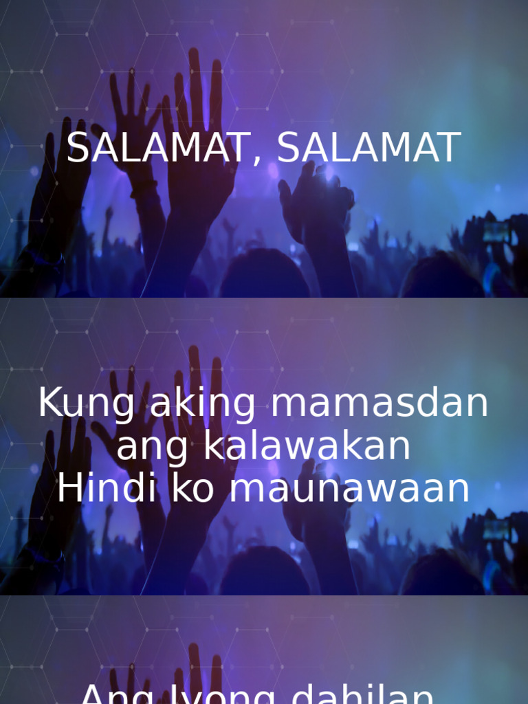Salamat Salamat | PDF