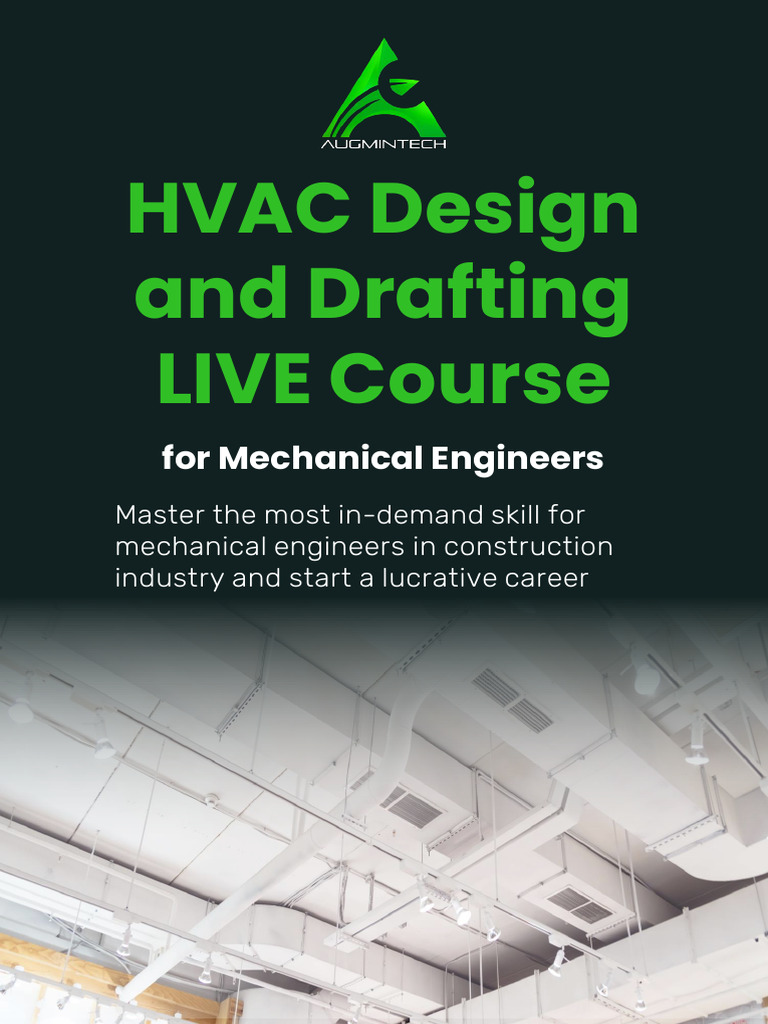 HVAC Design and Drafting Live Course | PDF | Duct (Flow) | Pump