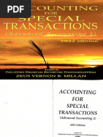 Advance Financial Accounting Reporting by Dayag (2023 Edition) | PDF