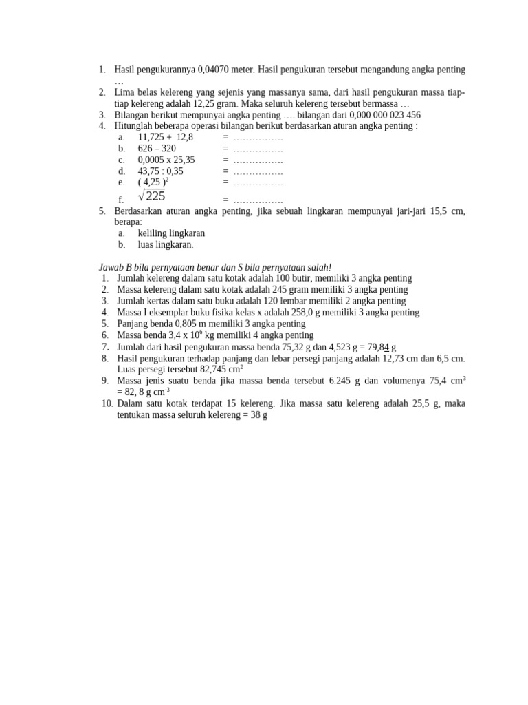 PH Angka Penting | PDF