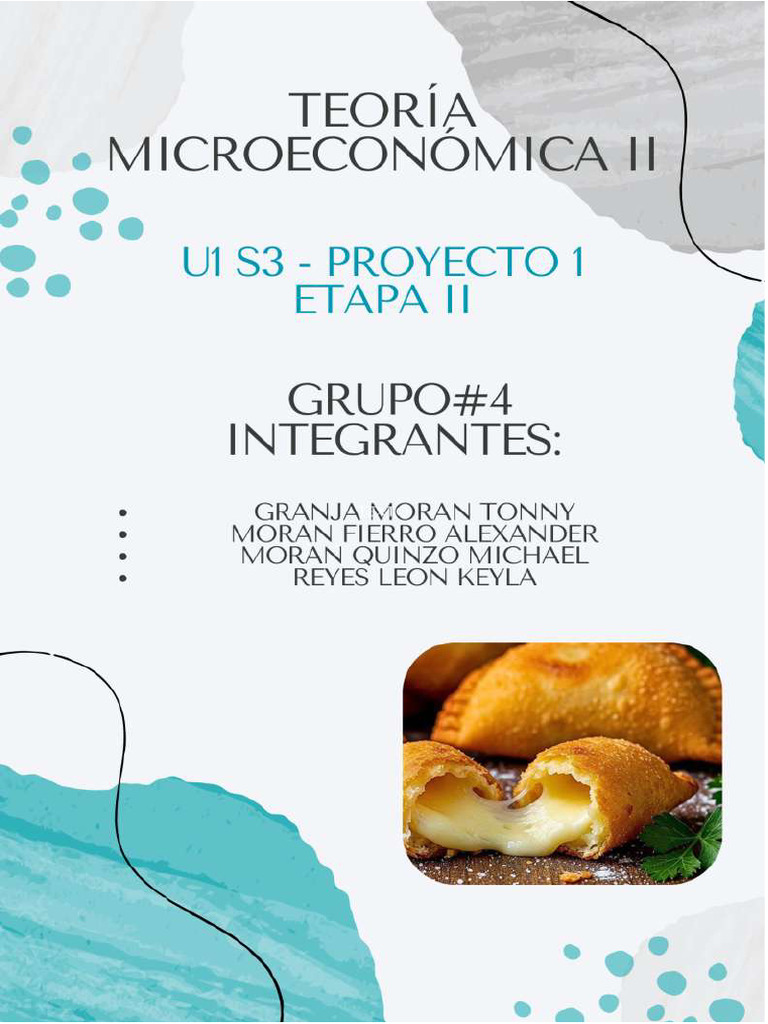 U1 s3 - Proyecto 1 Etapa II | PDF | Economías de escala | Costo de oportunidad