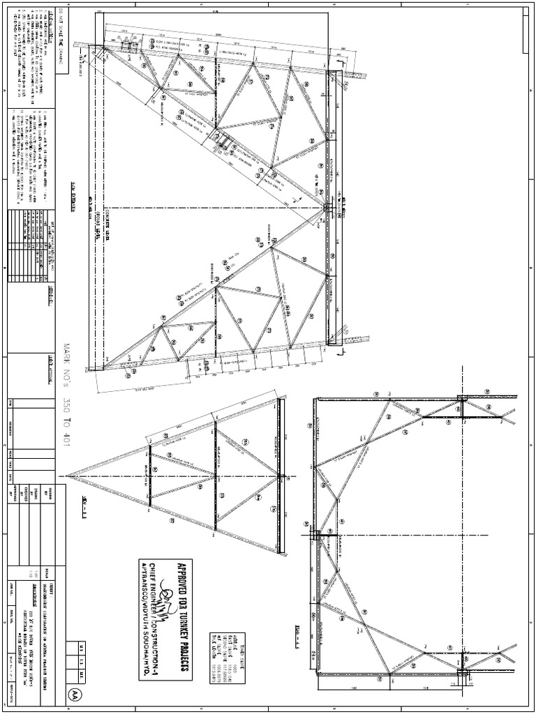 EMC 220 KV TOWER AA +6M EXTN STR-DWG | PDF