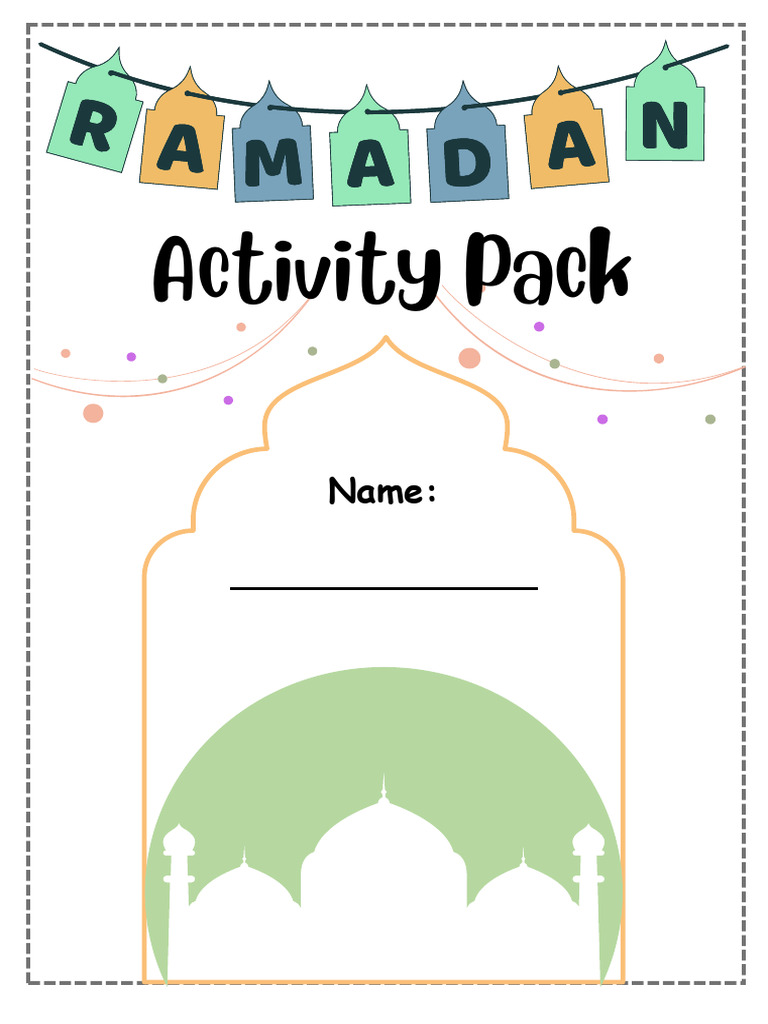 Ramadan Activity Pack Age 2 4 Years | PDF