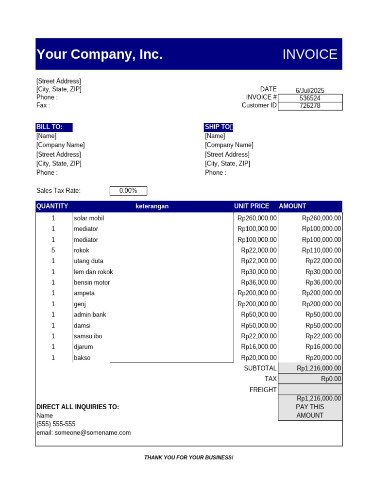 Draft Invoice-WPS Office | PDF | Business Documents