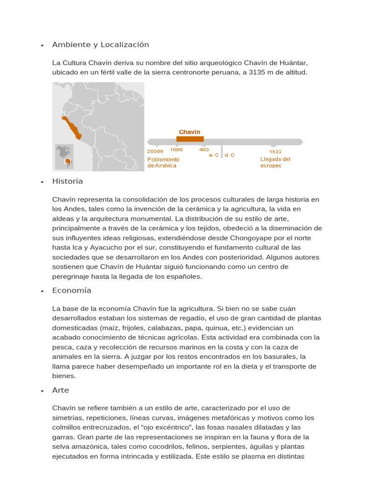 Cultura Chavín | PDF | Rituales